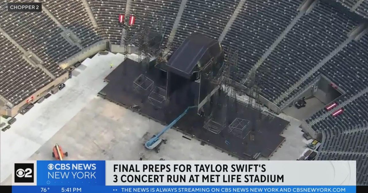 MetLife stadium preps for Taylor Swift concerts - CBS New York