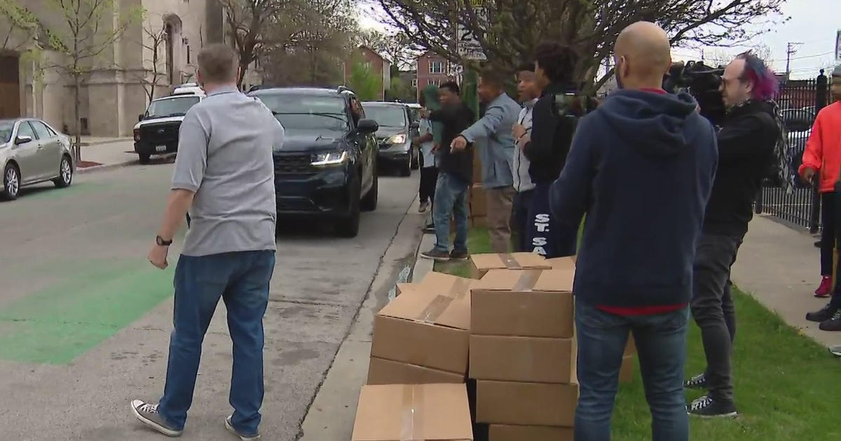 Saint Sabina Church giving away hundreds of food boxes Thursday - CBS ...
