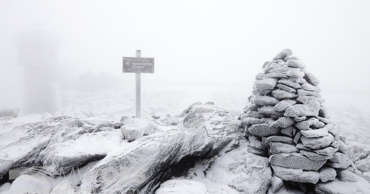 Winter returns: Mount Washington covered in snow, ice ahead of Memorial ...