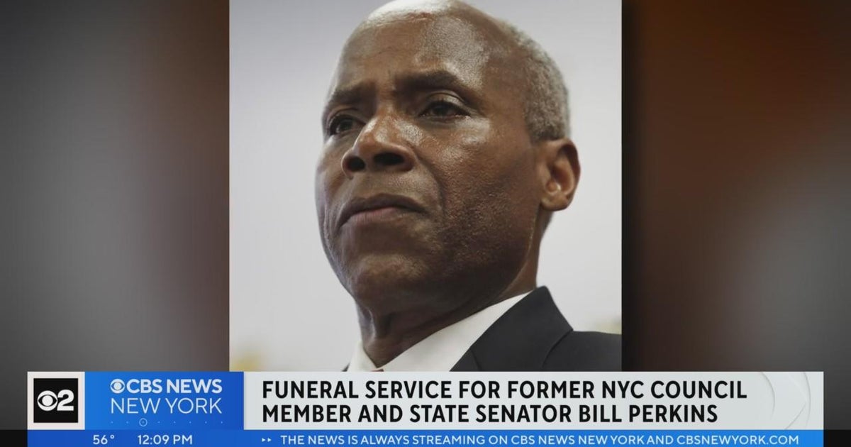 Funeral held for longtime NY lawmaker Bill Perkins - CBS New York