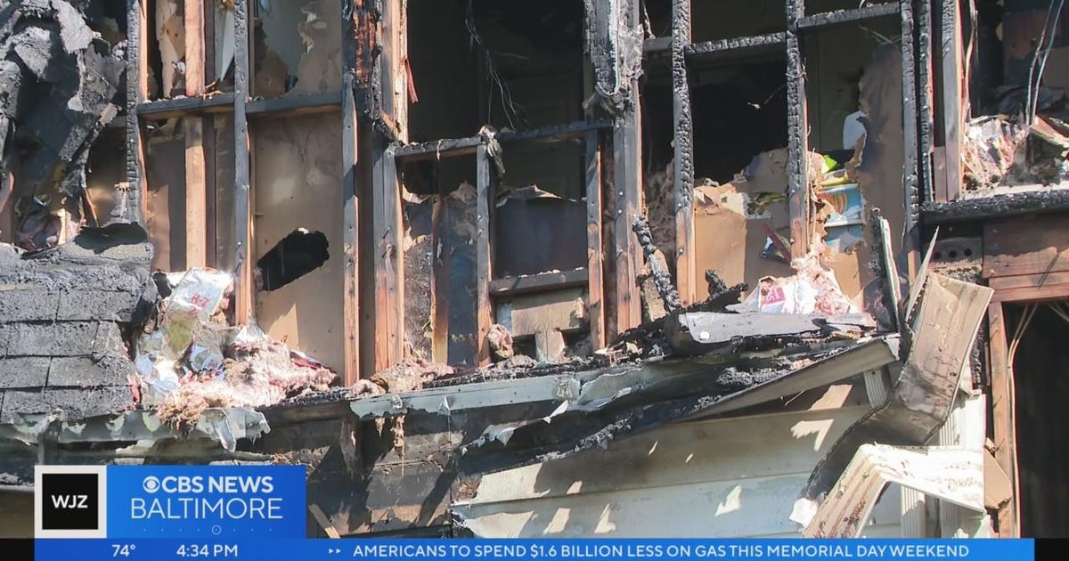 Rosedale fire damages multiple homes, leaves six displaced - CBS Baltimore