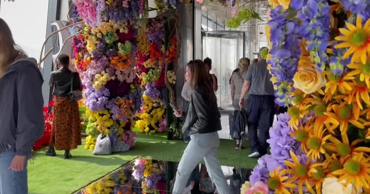 "Sky Bloom," an immersive floral experience, comes to the Edge at Hudson Yards - CBS New York