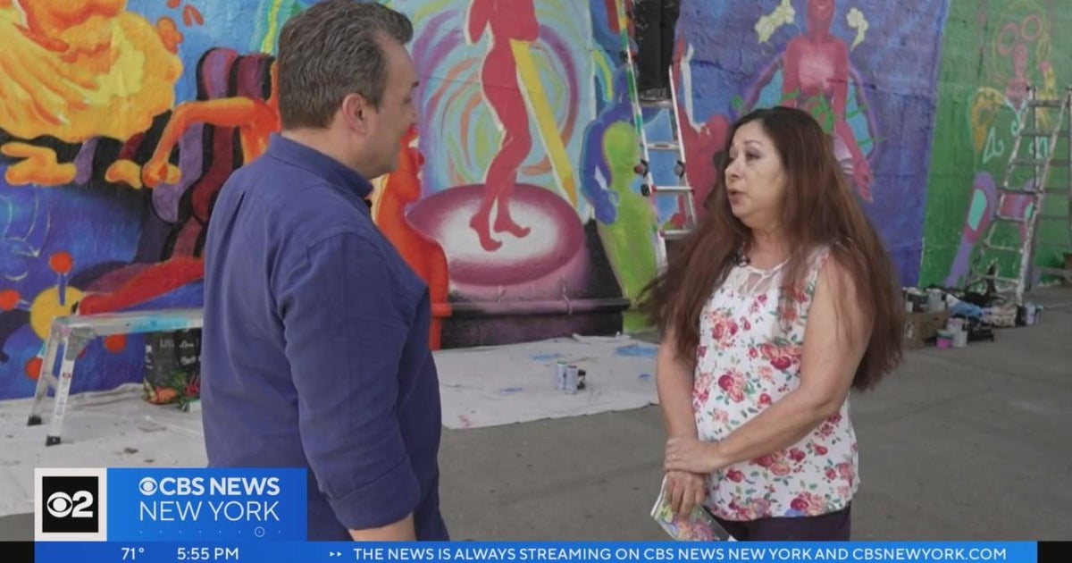 Snapshot New York: The power of Lady Pink's street art - CBS New York
