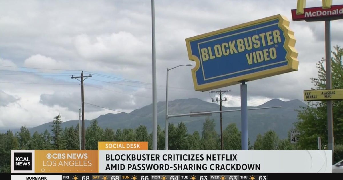 Netflix gets criticism from Blockbuster for its new policies - CBS Los Angeles