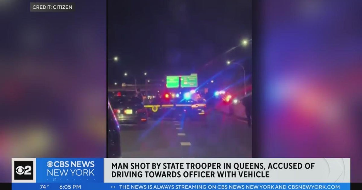 Man shot by NYS Police in Queens - CBS New York