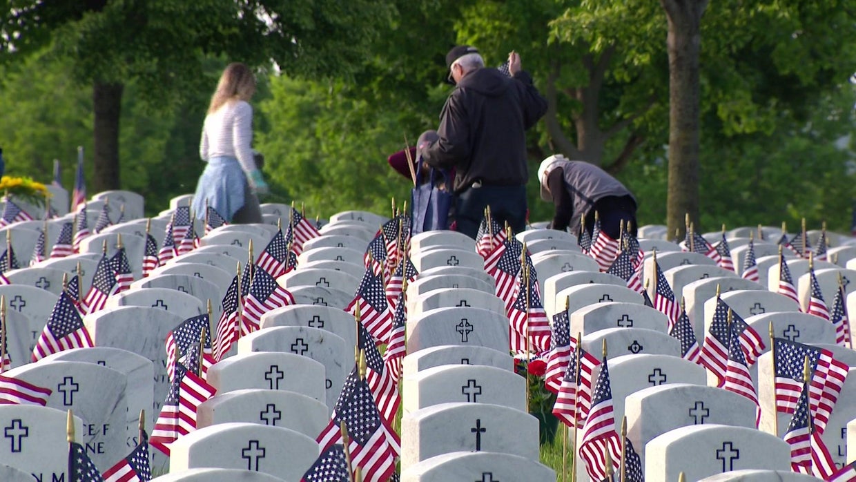 Volunteers prep Fort Snelling National Cemetery for Memorial Day ...