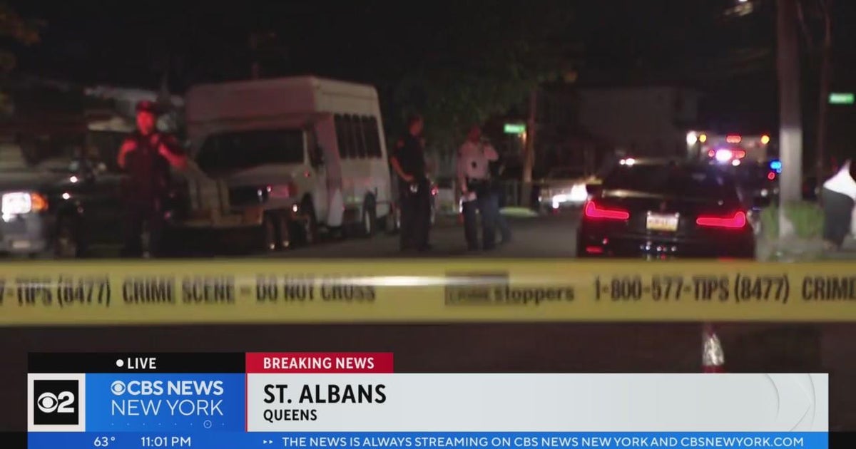 Police: Man dead, woman injured in shooting in St. Albans, Queens - CBS ...