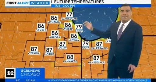 Chicago First Alert Weather: Sunny start to the week - CBS Chicago