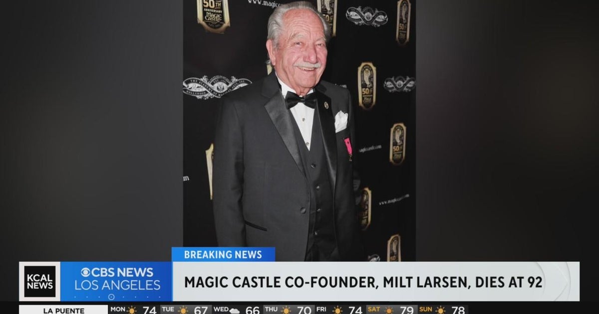 Milt Larsen, co-founder of Hollywood's Magic Castle, dies at 92 - CBS ...