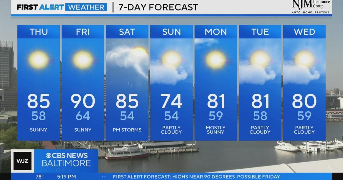 Chief Meteorologist Derek Beasley has your Wednesday evening forecast ...