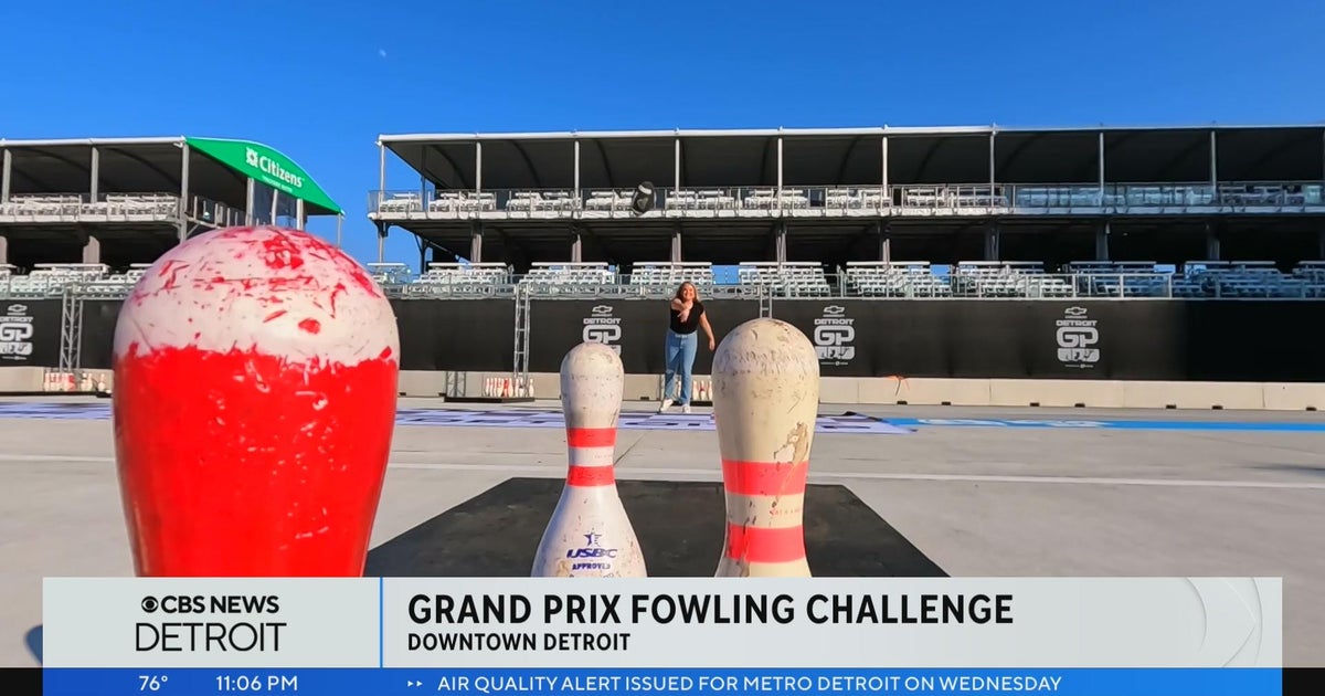 Fowling challenge in Detroit ahead of 2023 Grand Prix - CBS Detroit