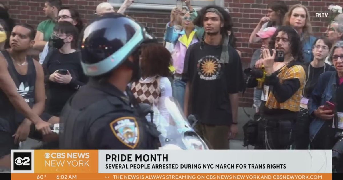 Arrests made at transgender rights march in Washington Square Park ...