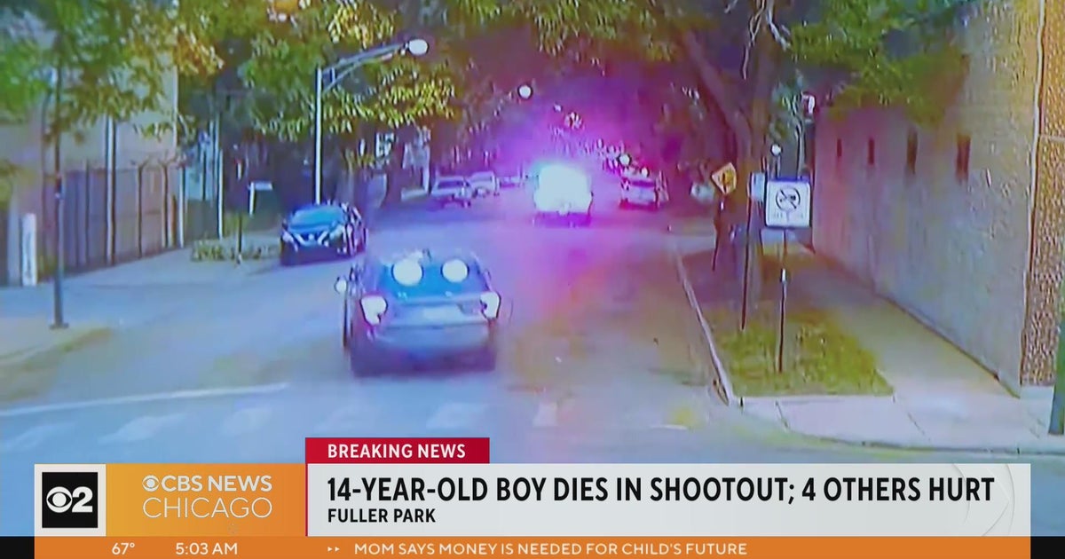 14-year-old boy killed, 4 people shot in shootout in Fuller Park - CBS ...