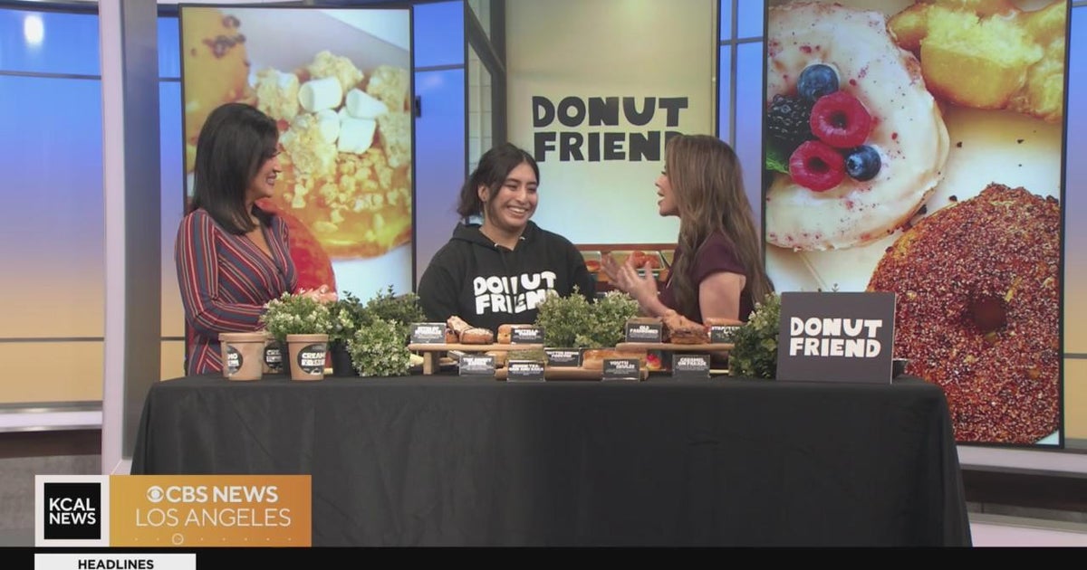 Donut Friend: An LA vegan donut shop shares their treats - CBS Los Angeles
