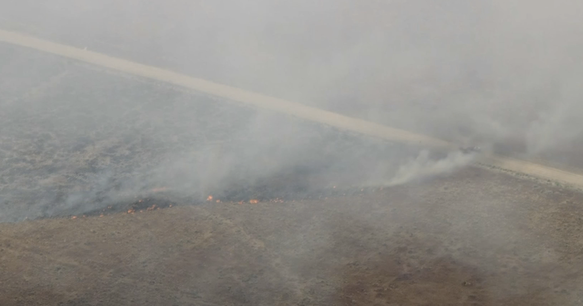 Firefighters respond to Danny Fire in Antelope Valley - CBS Los Angeles