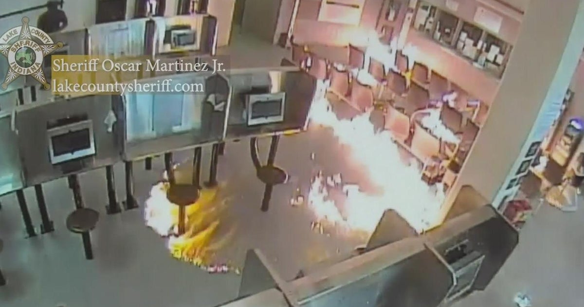 Man sets fire in lobby of Lake County Jail in Crown Point, Indiana ...
