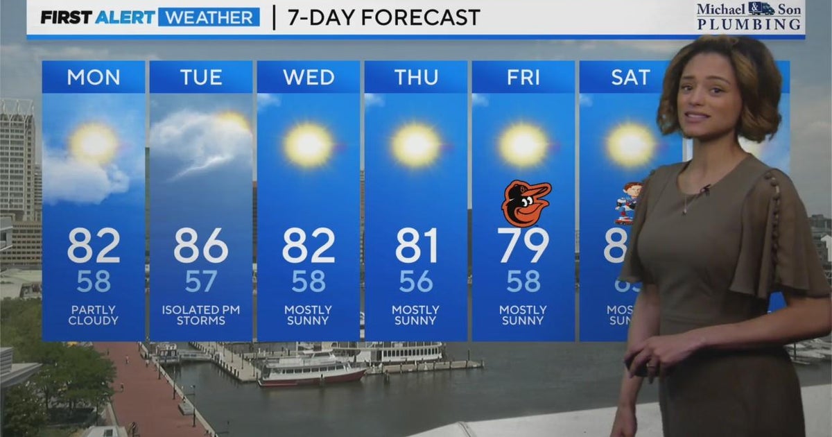 Meteorologist Abigail Degler has your Monday afternoon forecast 06/05/2023 - CBS Baltimore