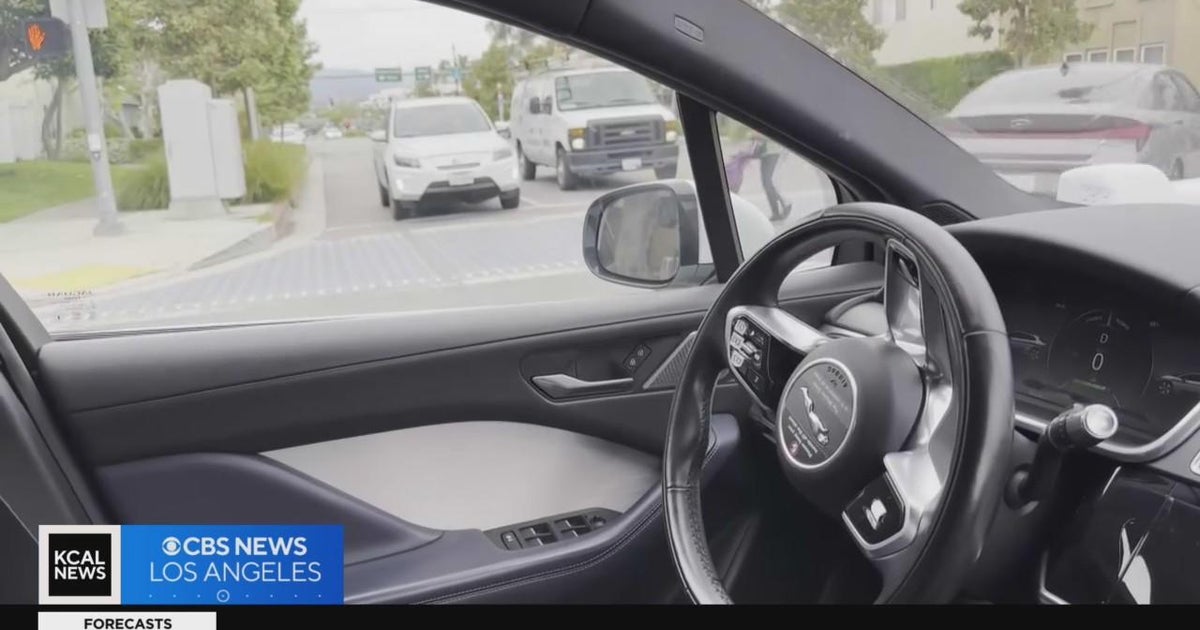 See what it's like riding in a self-driving taxi through Santa Monica ...