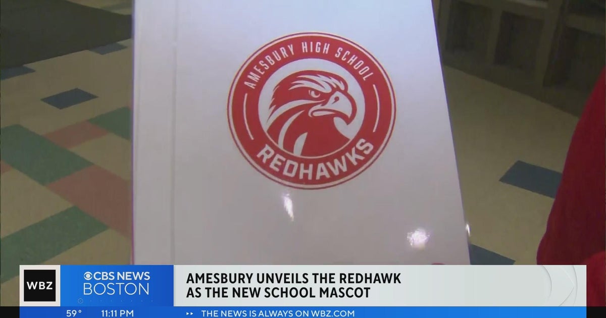 Amesbury unveils new Redhawks mascot after retiring Native American ...