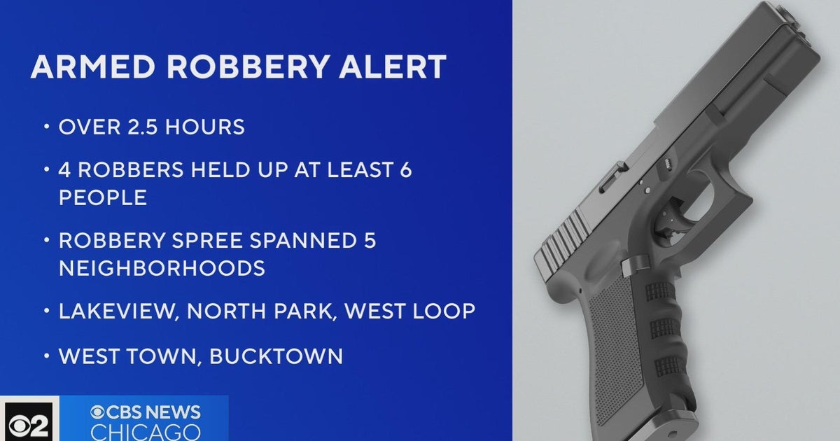 Chicago police sends out robbery alert - CBS Chicago