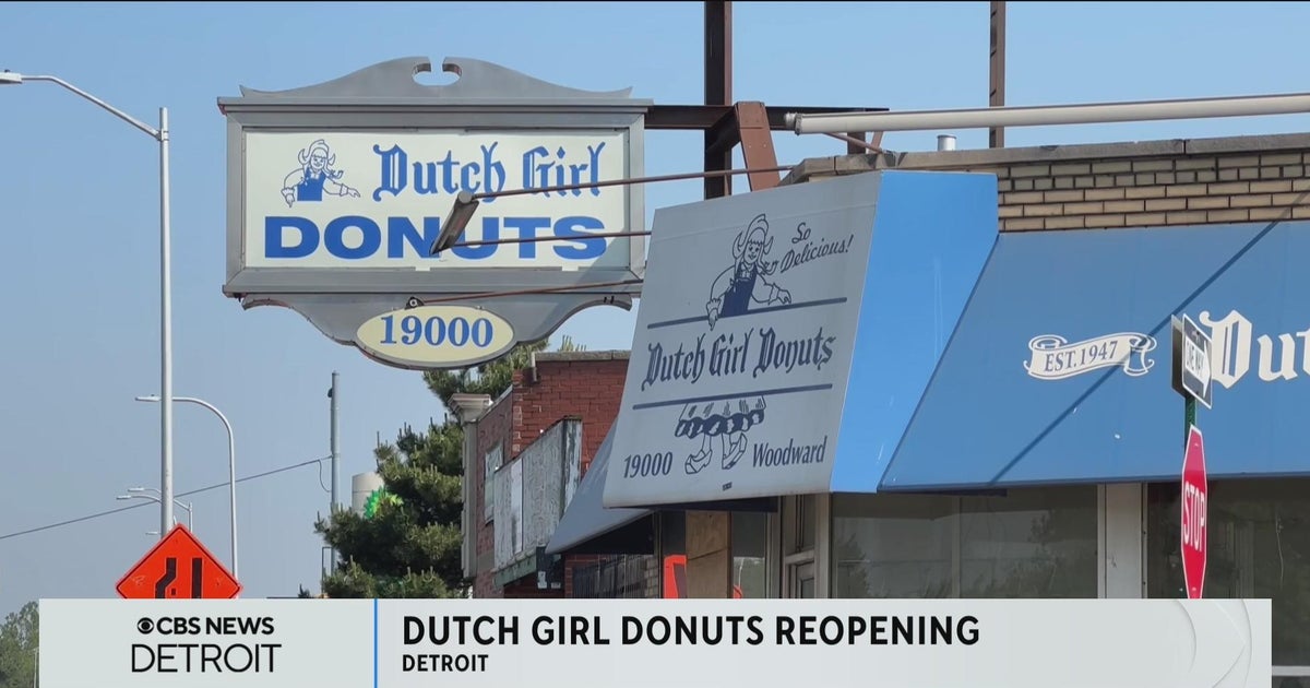 Dutch Girl Donuts to reopen in Detroit - CBS Detroit