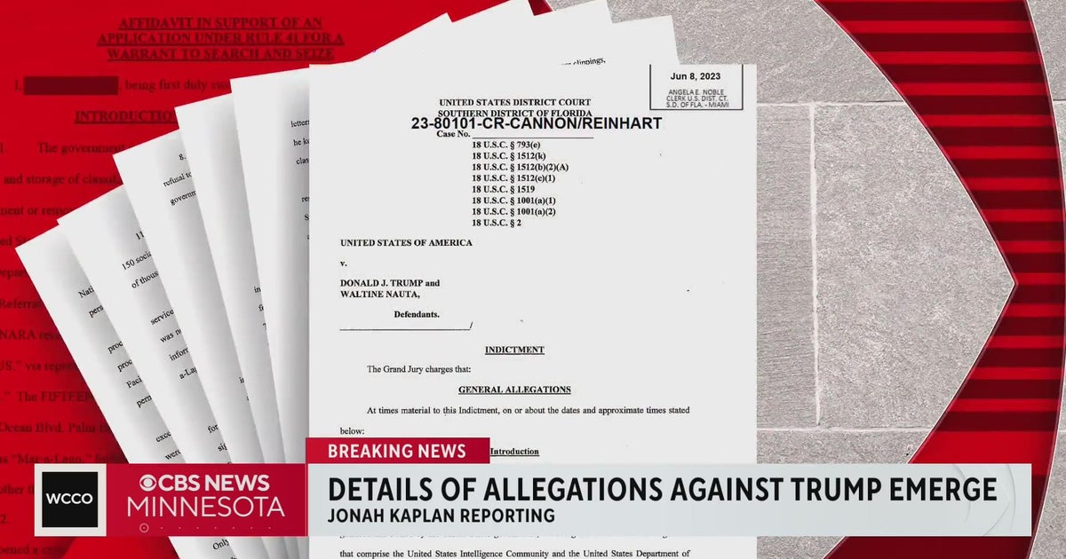 Trump accused of mishandling classified documents, obstruction - CBS ...