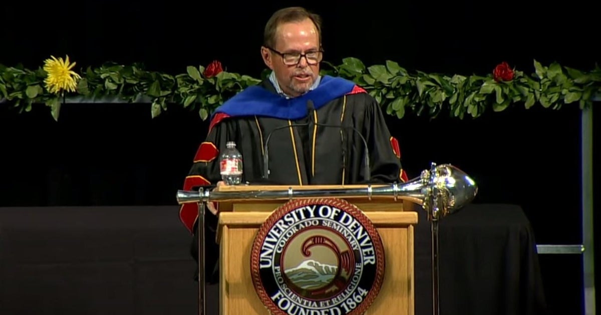 Pat Hamill gives every graduate during University of Denver ...