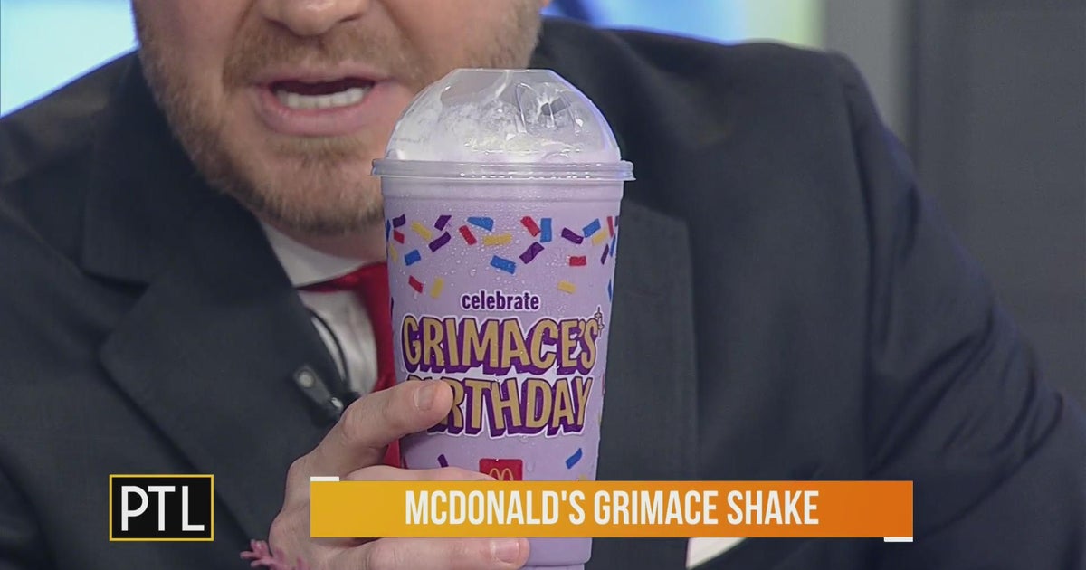 The Grimace milkshake! - CBS Pittsburgh