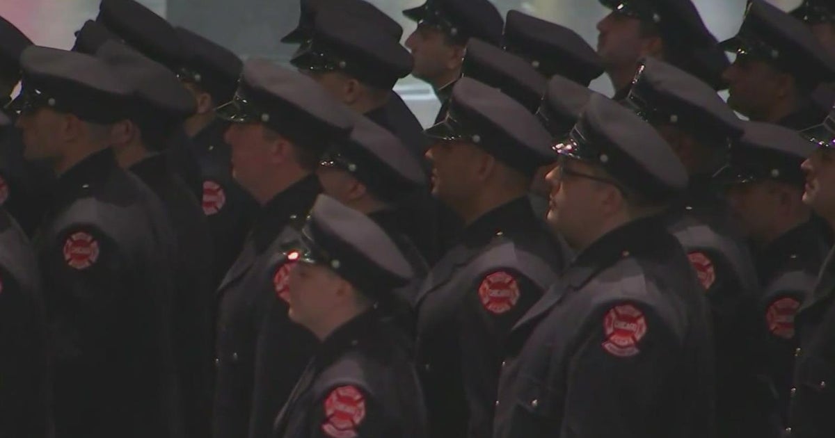 CFD welcomes new class of graduating firefighters, paramedics - CBS Chicago