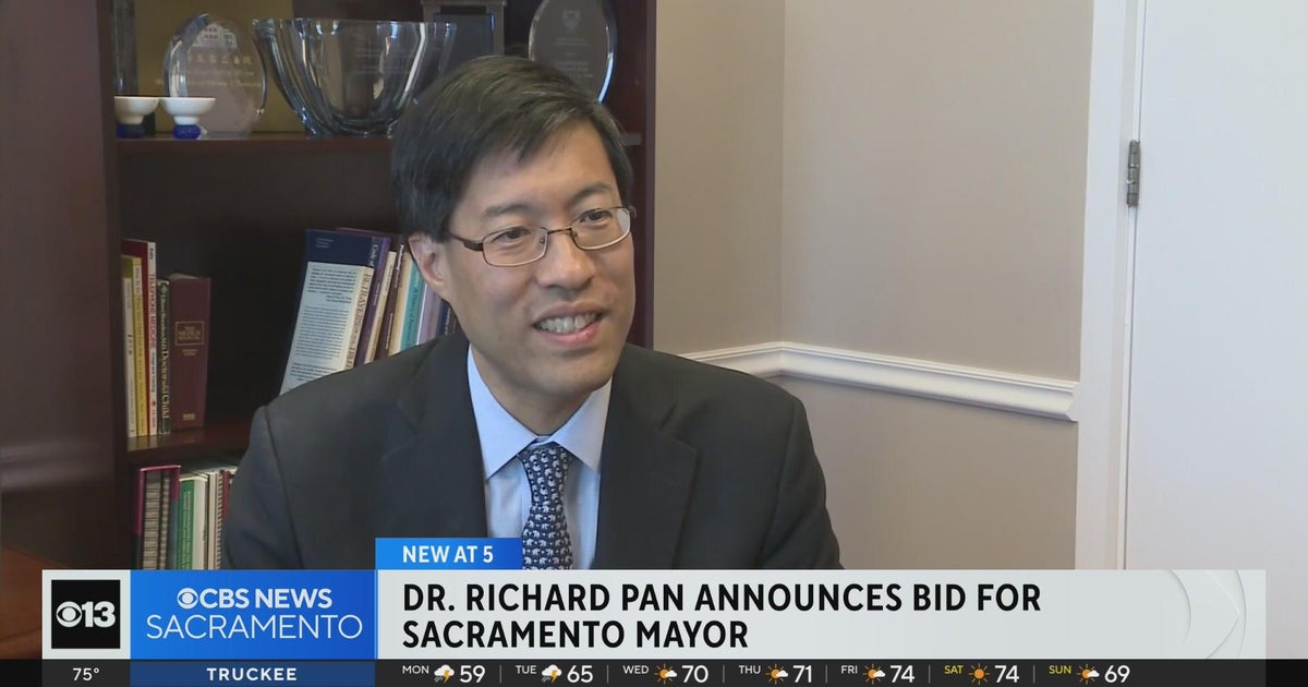 Dr. Richard Pan enters Sacramento mayoral race - CBS Sacramento