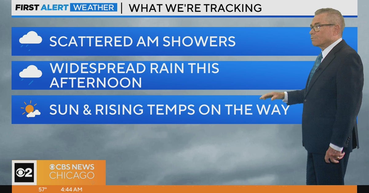 Chicago First Alert Weather: Rainy day Tuesday - CBS Chicago