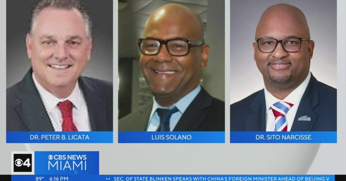 Broward school board meets with three superintendent finalists - CBS Miami