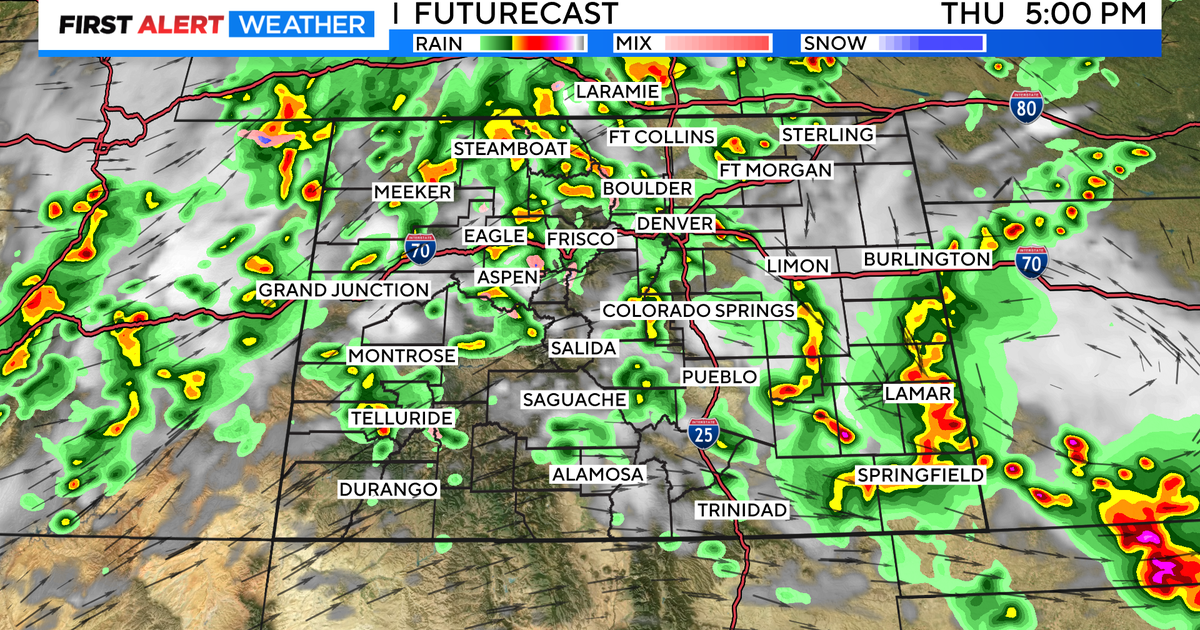Colorado Weather: Thunderstorms will return for Thursday - CBS Colorado