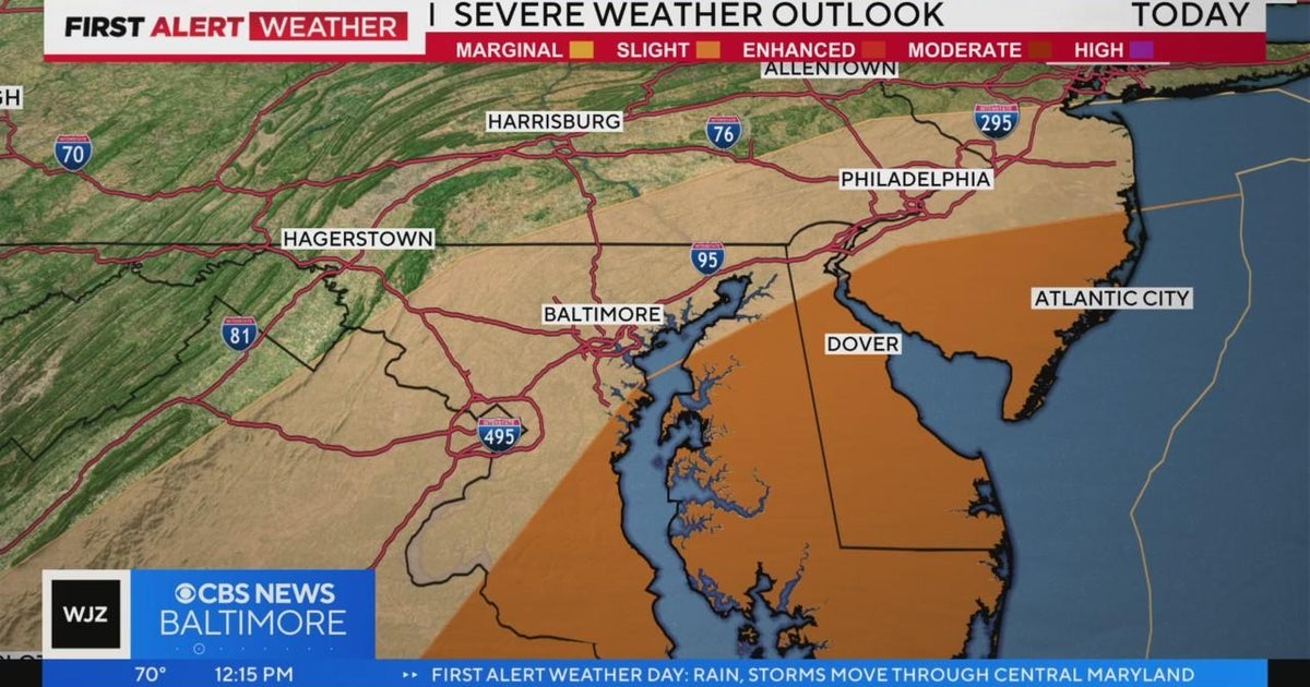Marty Bass has your Friday Alert Day forecast 6/16/23 - CBS Baltimore