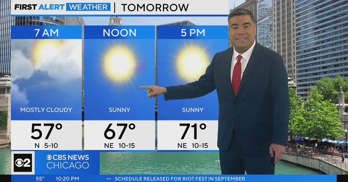 Chicago First Alert Weather: Clearing Friday - CBS Chicago
