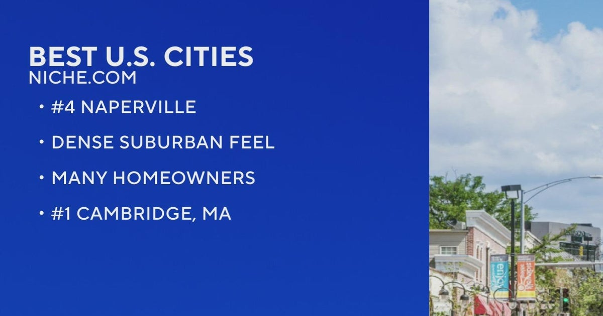 Niche names Naperville among the best U.S. cities to live in - CBS Chicago