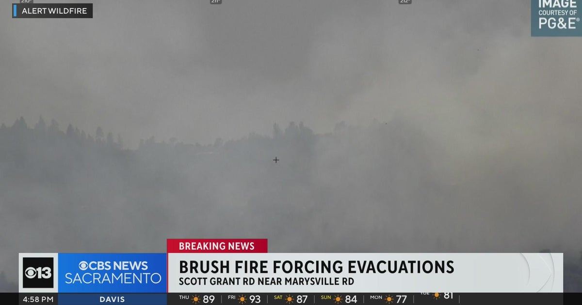 Scott Fire in Yuba County grows to 50 acres - CBS Sacramento