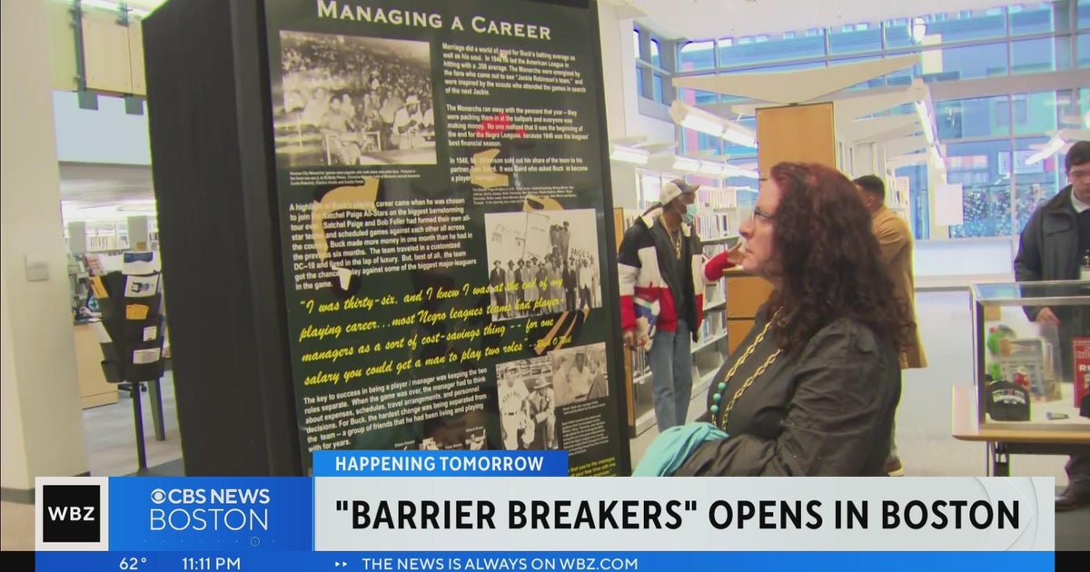 Exhibit honoring players who broke MLB's color barrier opens at Emerson ...