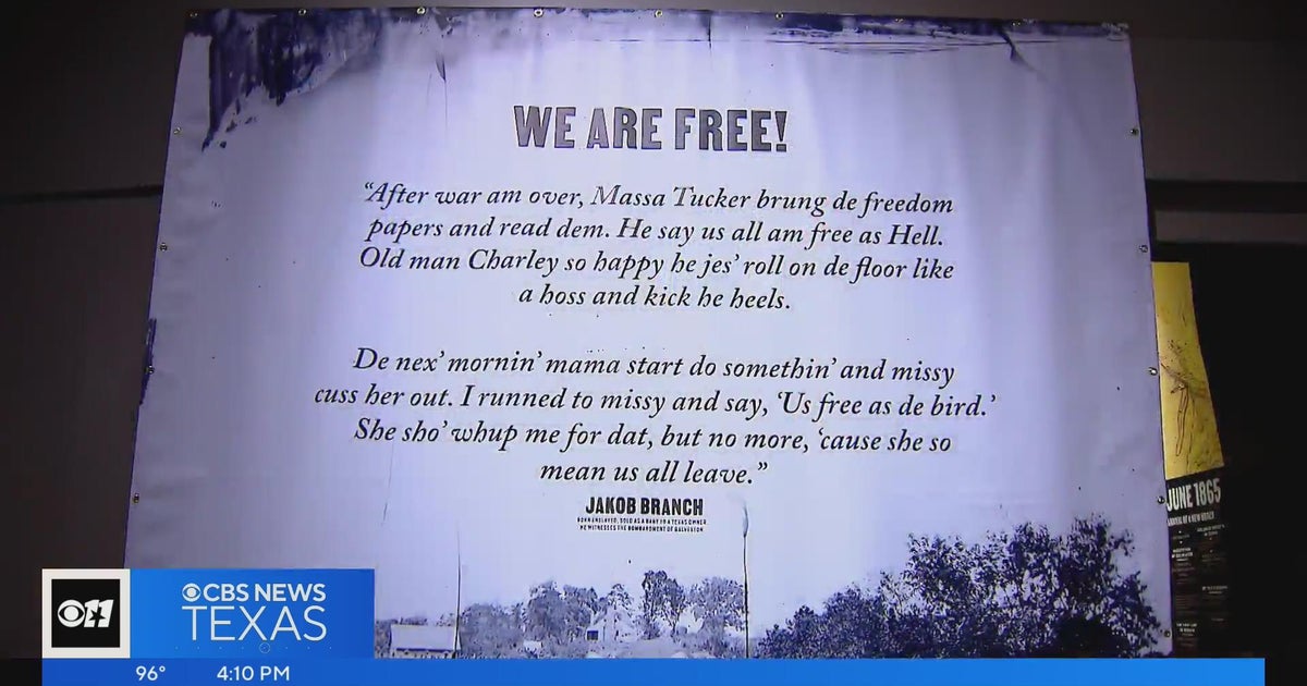 A dive into the birthplace of Juneteenth - CBS Texas