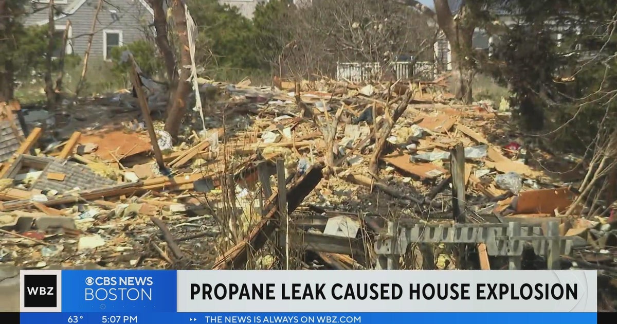 Propane leak blamed for Truro house explosion - CBS Boston
