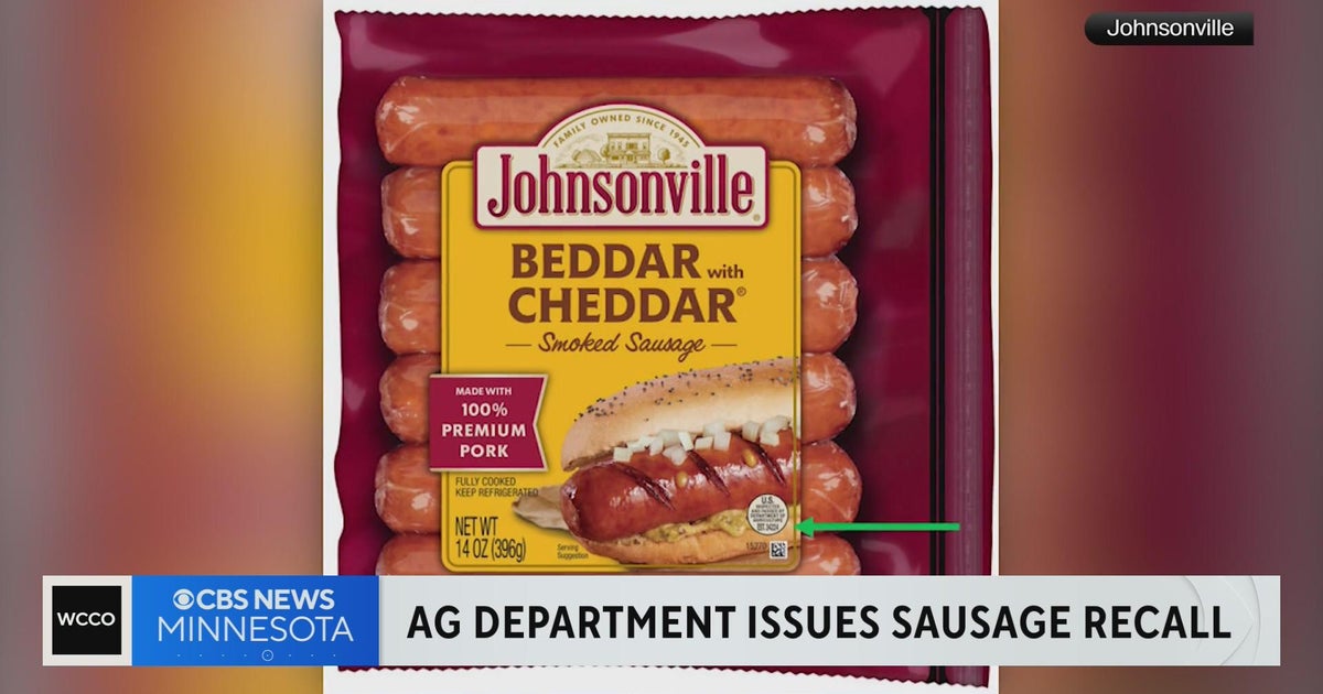 Johnsonville recalls 42K pounds of "Beddar with Cheddar" sausages - CBS ...