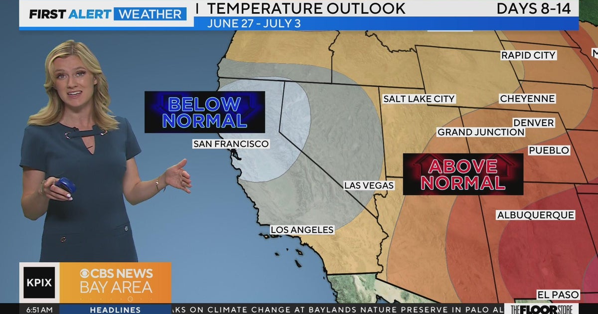 KPIX weather forecast for Tuesday 6-20-2023 - CBS San Francisco