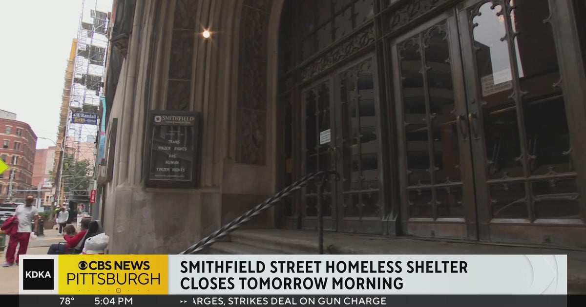 Smithfield Street Homeless Shelter Set To Close Wednesday Morning Cbs