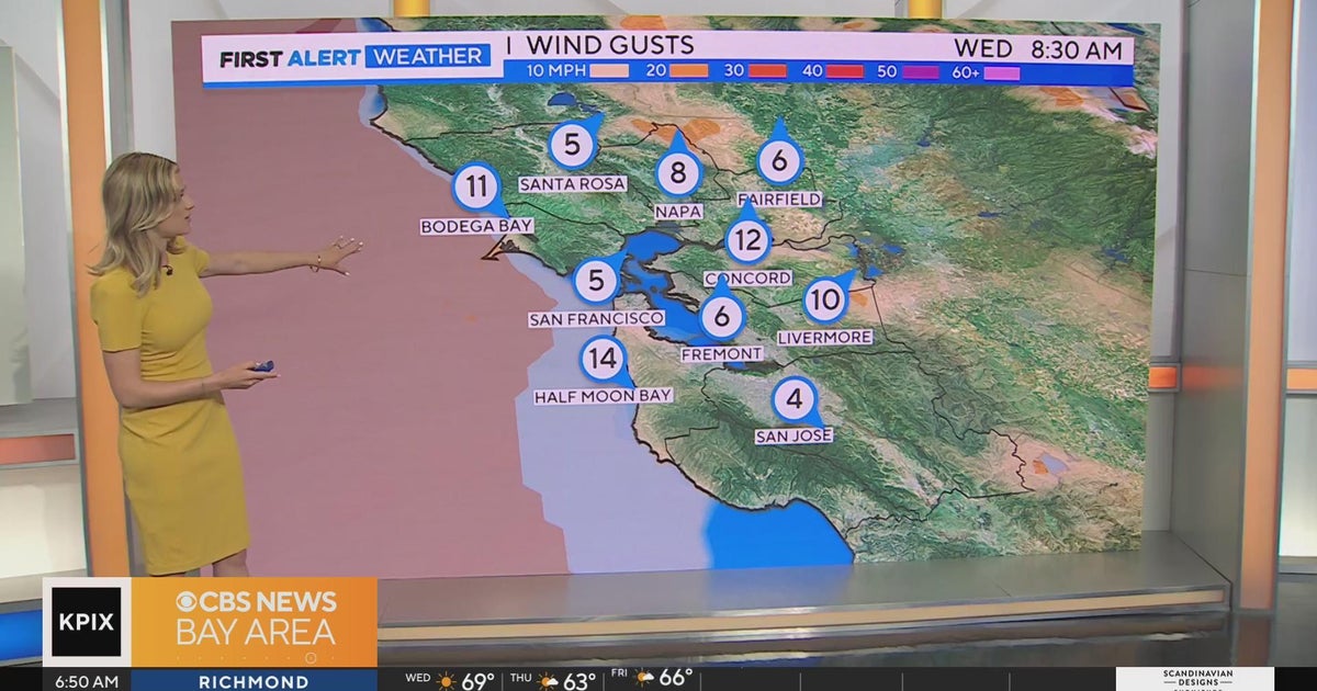 Tuesday morning First Alert Weather forecast - CBS San Francisco