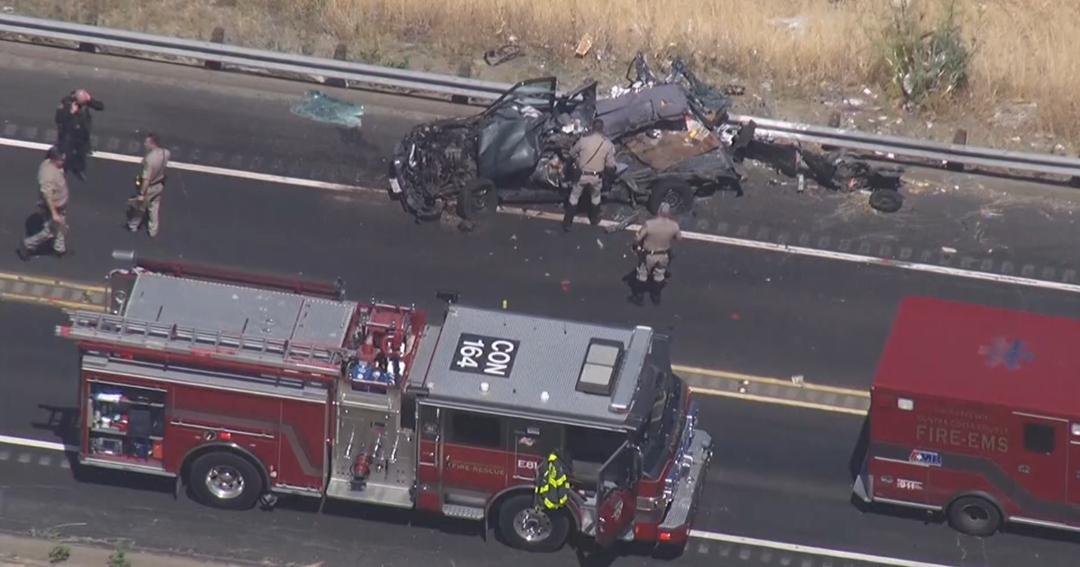 Update: 1 dead in multi-vehicle crash on Vasco Road near Byron - CBS ...