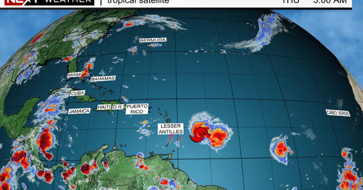 Tropical Storm Bret trekking toward Lesser Antilles, Tropical ...