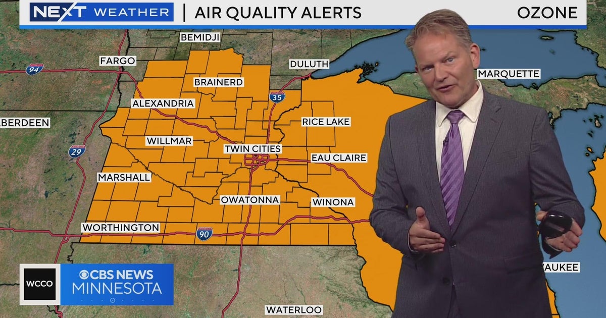 NEXT Weather: Air quality remains in effect for most of Minnesota - CBS ...