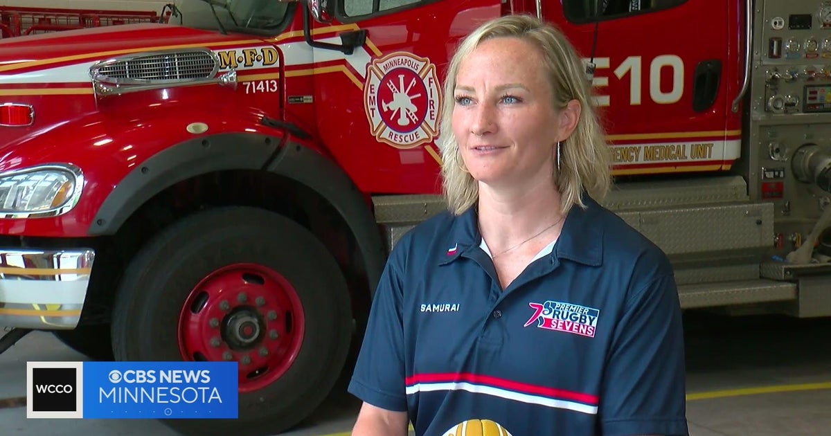 Meet a Minneapolis firefighter who’s also an Olympic rugby player - CBS ...