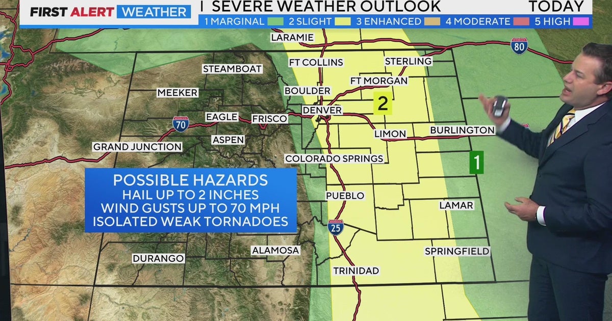 Another round of thunderstorms coming Thursday afternoon - CBS Colorado