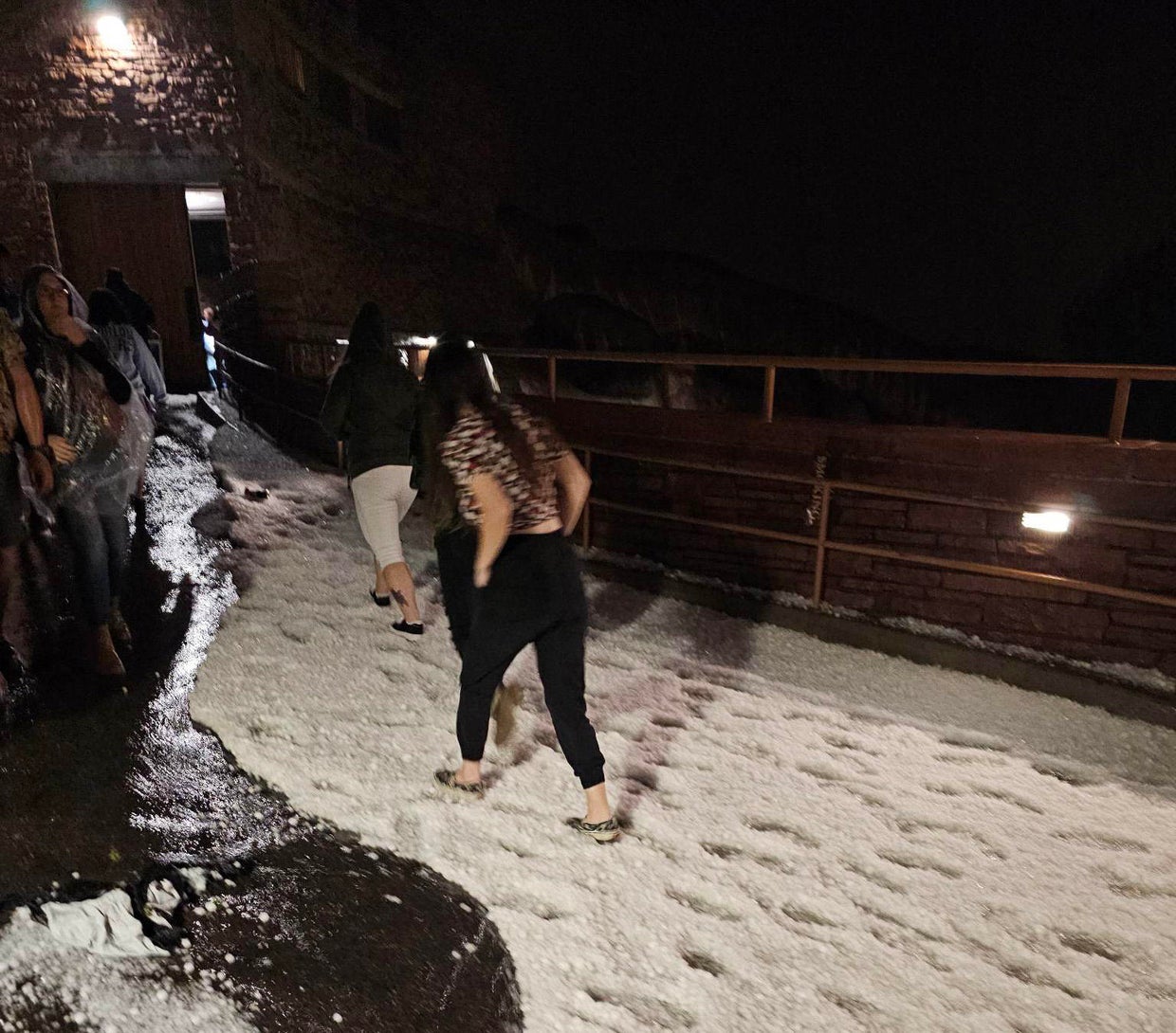 Red Rocks hailstorm: Cellphone videos, photos show terrifying scene ...